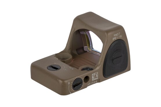Trijicon RMR Type 2 Adjustable LED Reflex Sight - 6.5 MOA - FDE