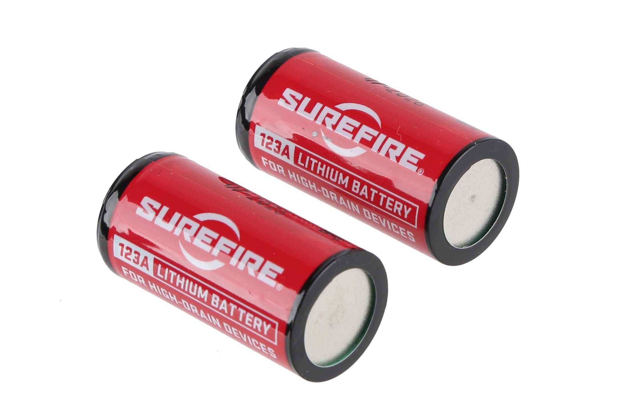 SureFire CR123A Lithium Batteries - 2 Pack SF2-CB