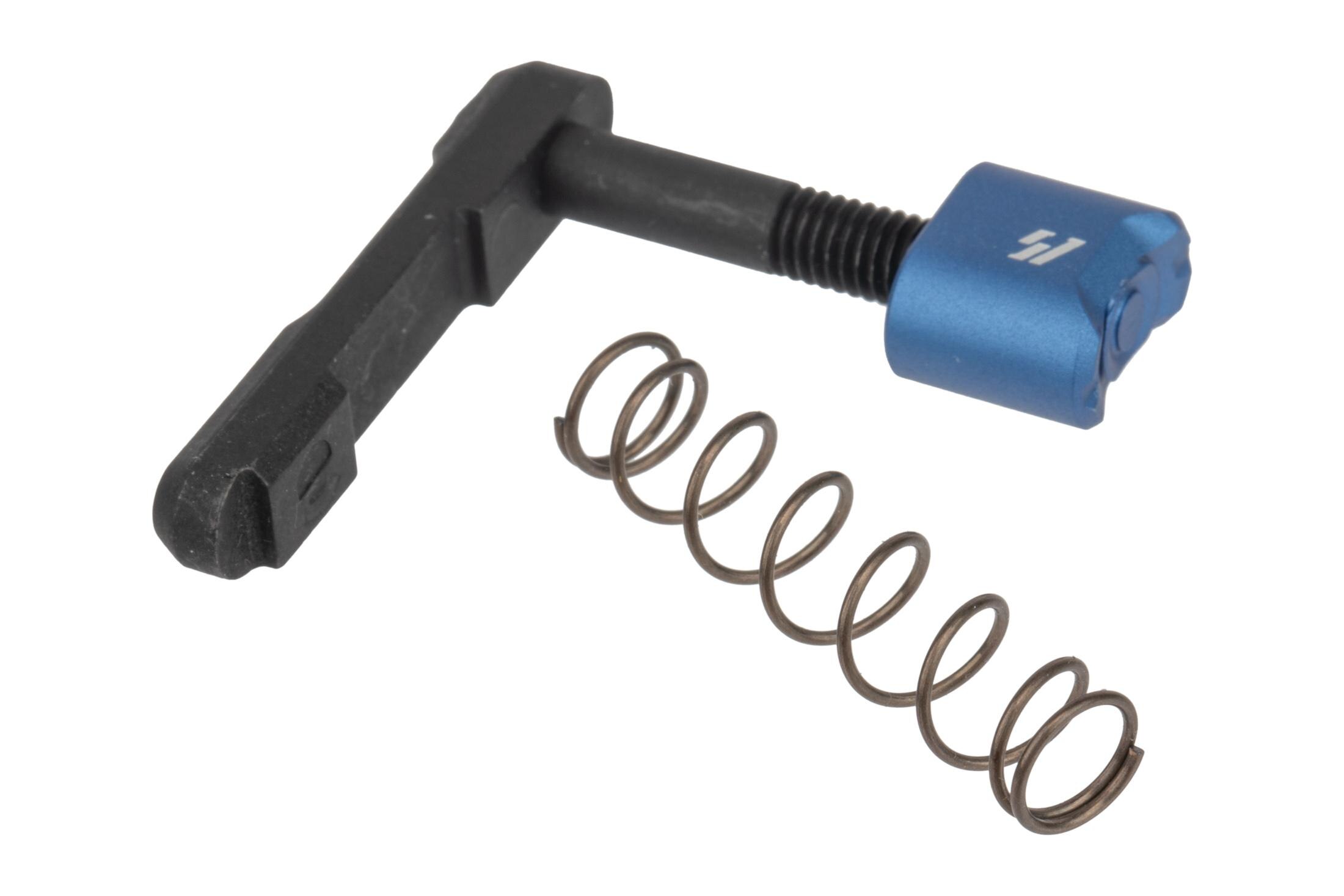 Strike Industries Billet AR-15 Magazine Catch - Blue SI-AR-SMC-BLU