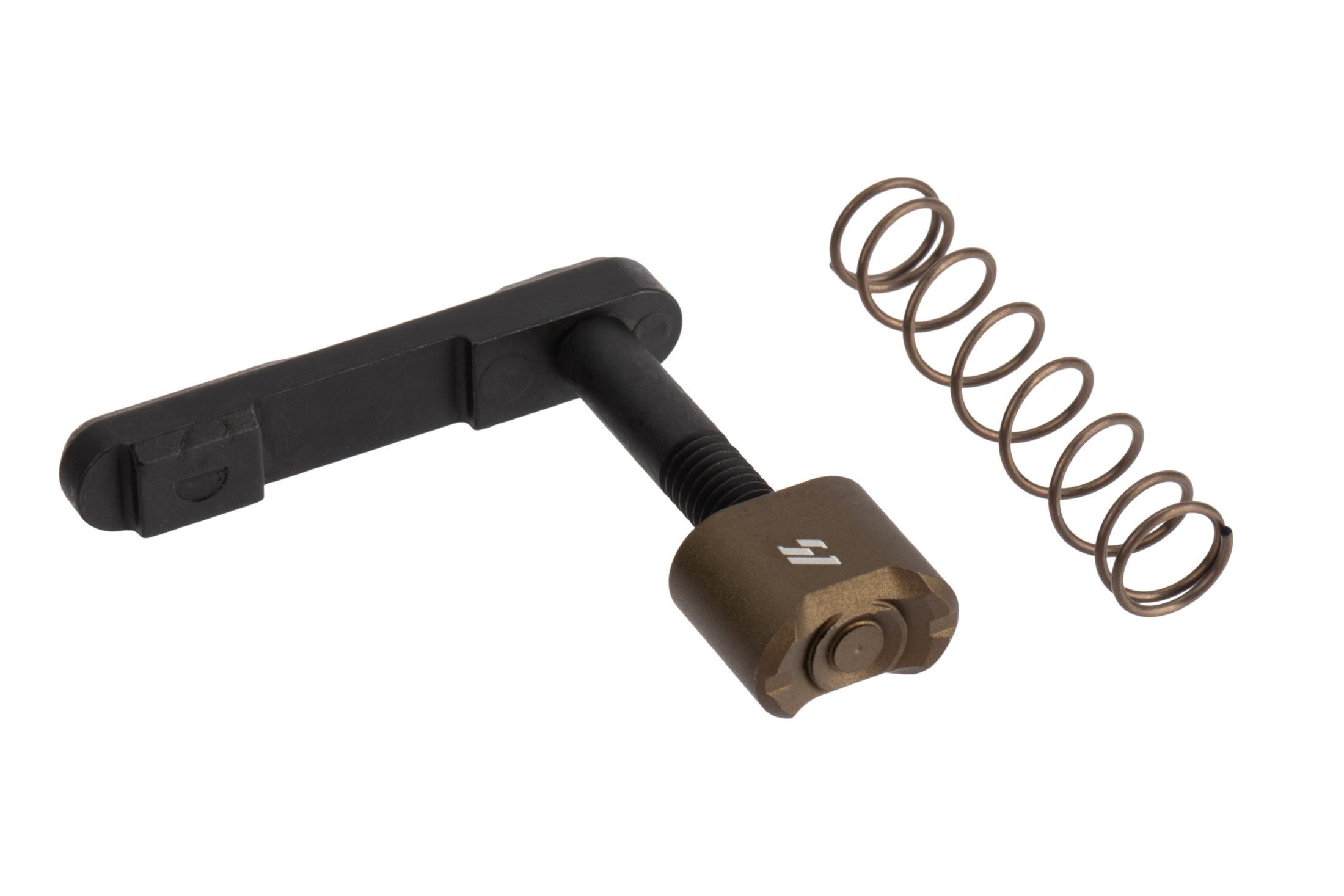 Strike Industries AR-15 Magazine Catch - FDE SI-AR-SMC-FDE
