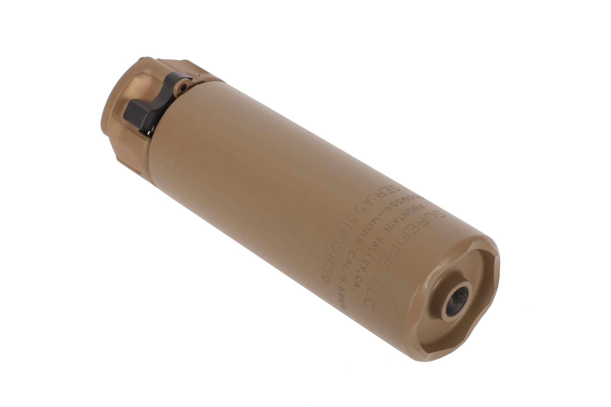 SureFire SOCOM 2 Series MINI 5.56 NATO Silencer - FDE SOCOM556-MINI2-DE