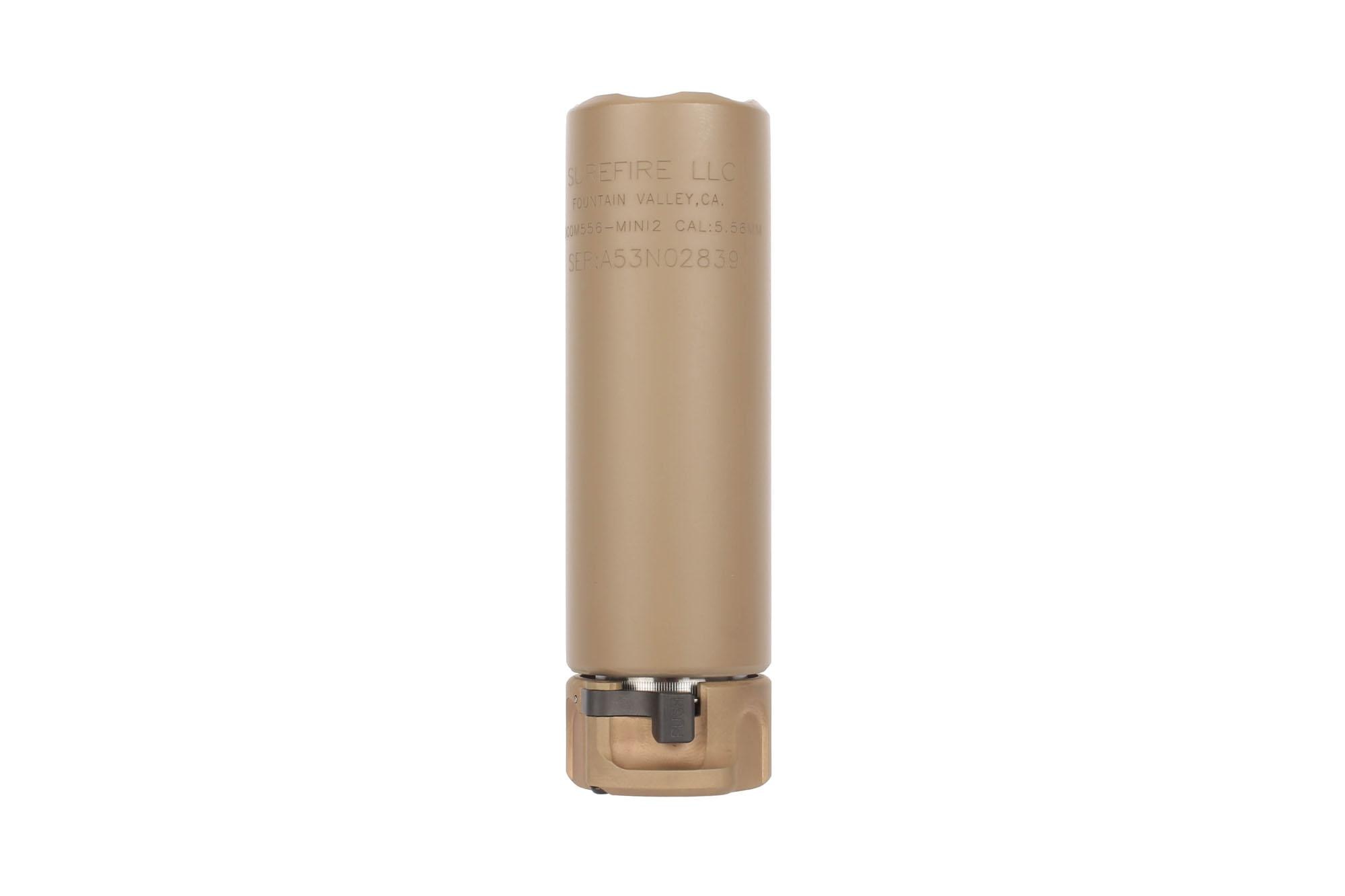 SureFire SOCOM 2 Series MINI 5.56 NATO Silencer - FDE SOCOM556-MINI2-DE