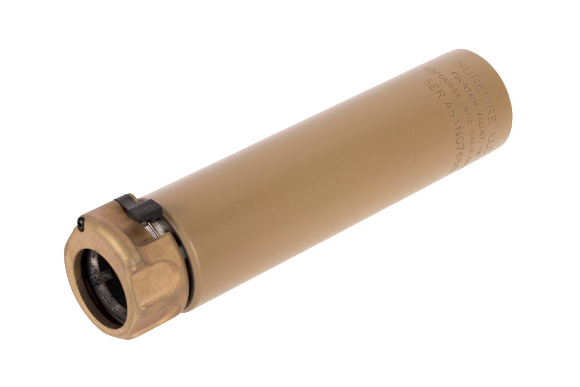 SureFire SOCOM 2 Series 5.56 Sound Suppressor - Flat Dark Earth ...