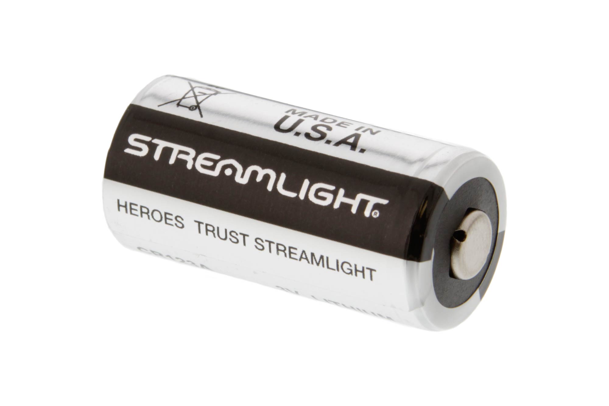 Streamlight CR123A 3V Lithium Battery - Individual STL85177-1