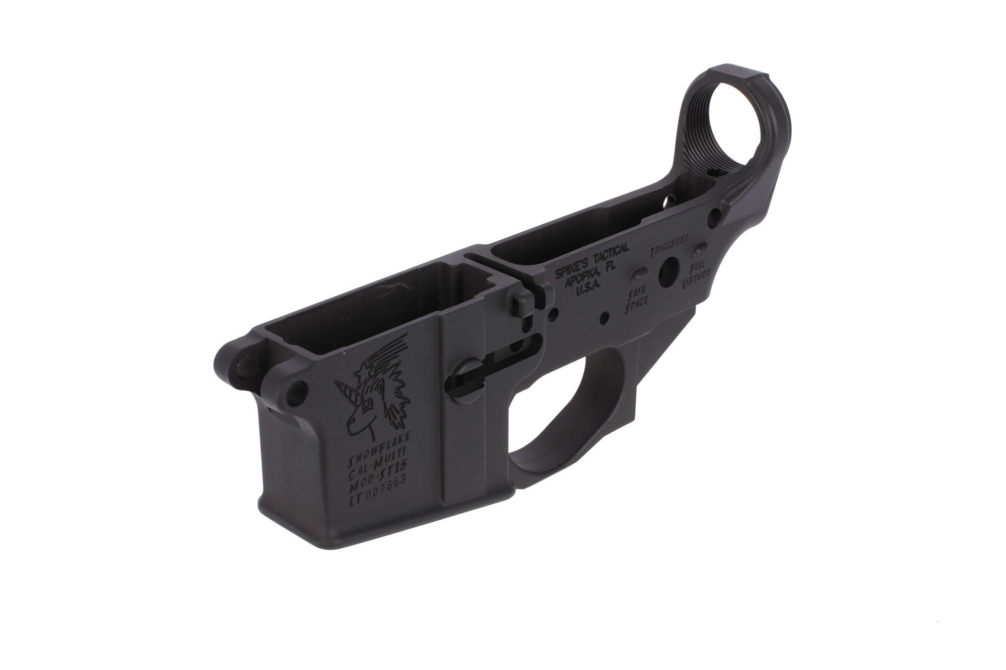 Spike's Tactical Stripped Lower Receiver - Snowflake STLS030
