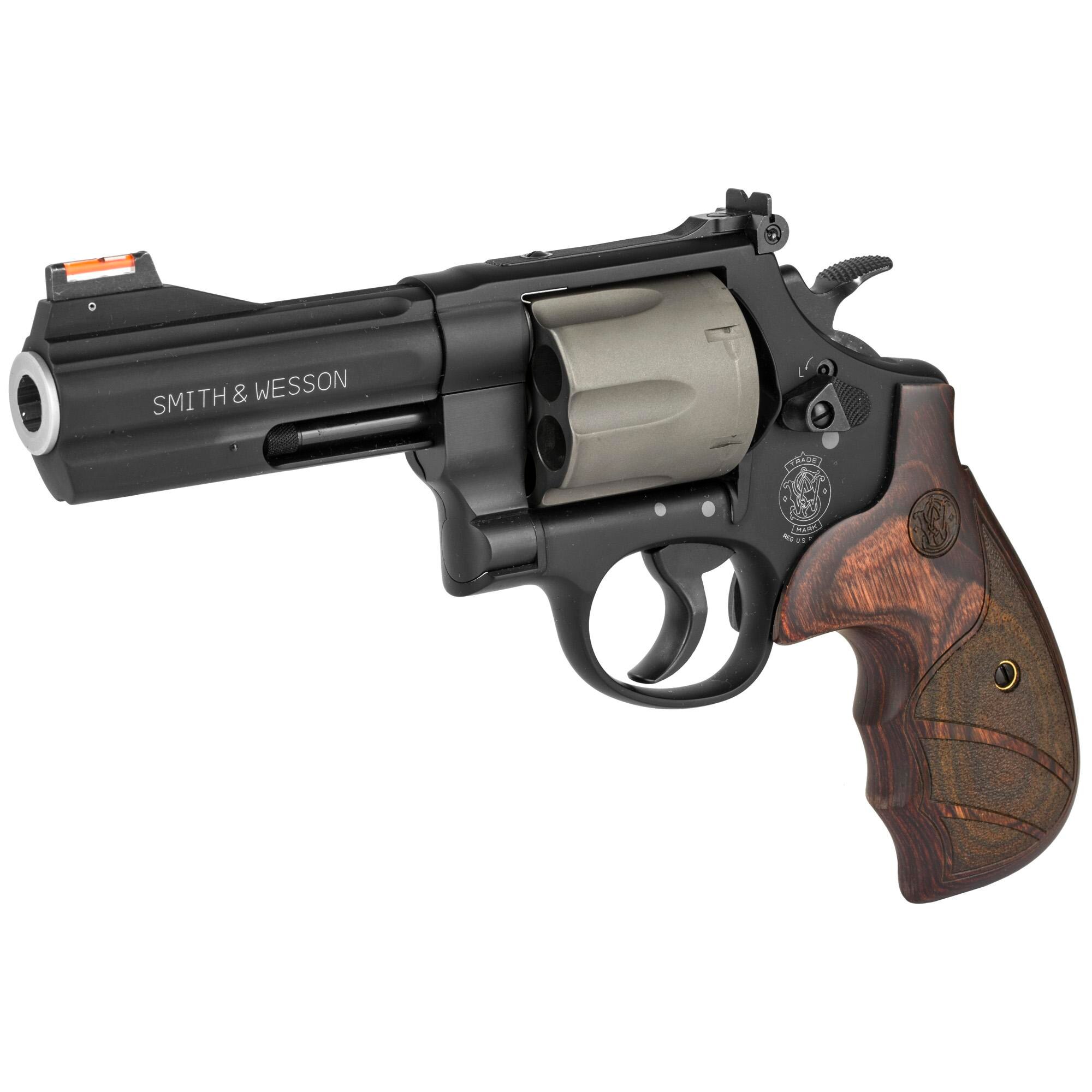 Smith & Wesson Model 329PD Airlite .44 Magnum 6-Round Revolver - Black - Wood - 4" SW163414-A