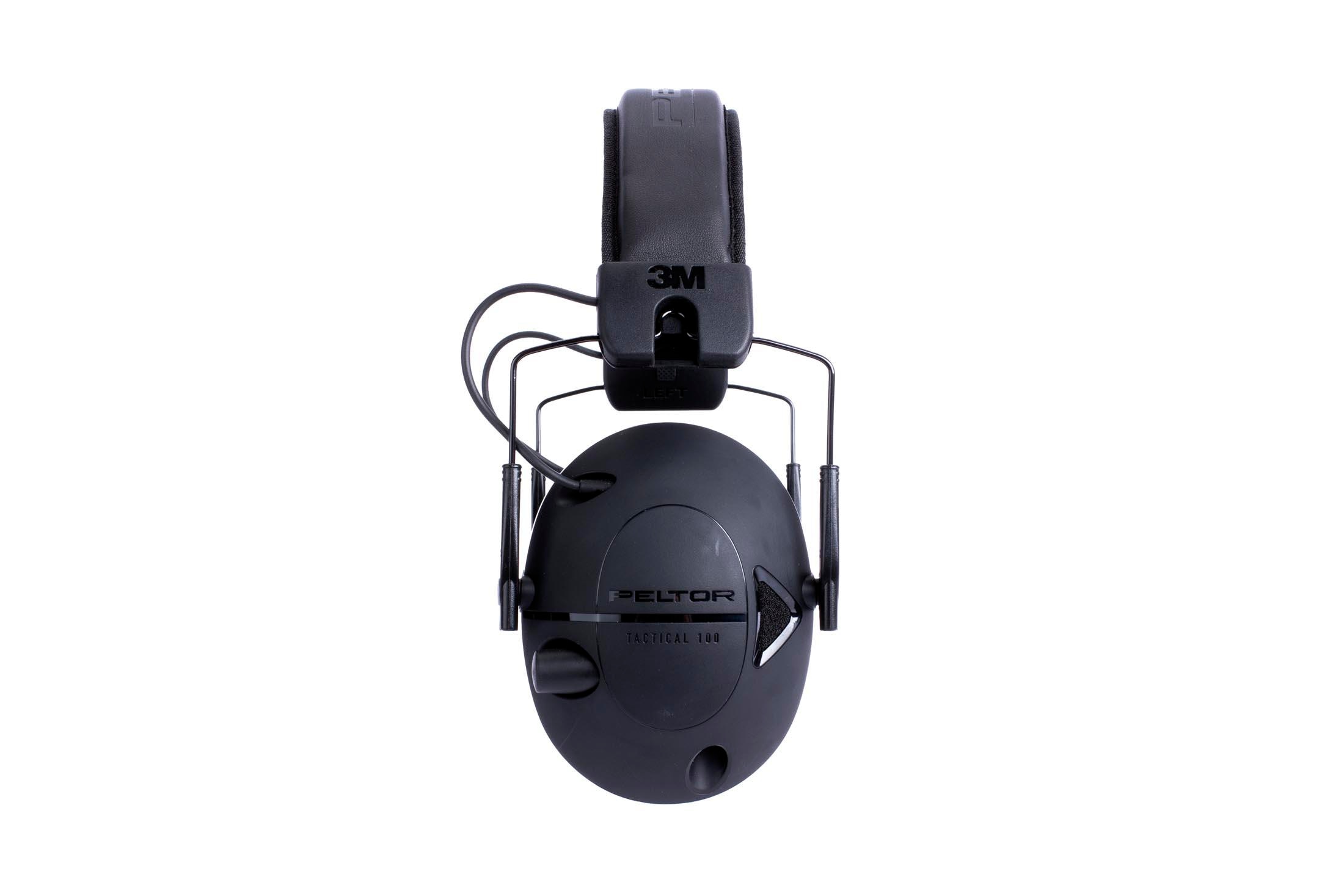 Peltor Sport Tactical 100 Electronic Hearing Protection - Black TAC100-OTH