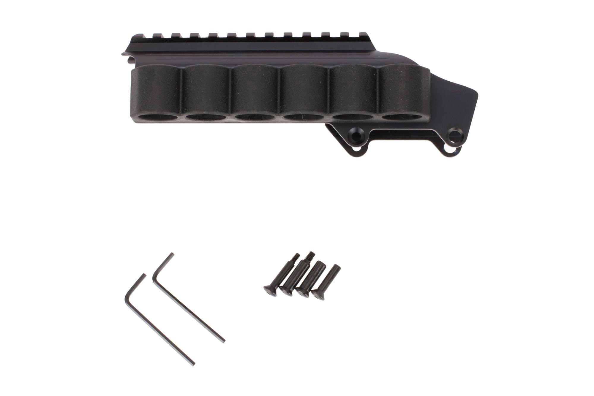TacStar Shotgun Rail Mount with 12ga 6rd Side Saddle - Remington 870 ...