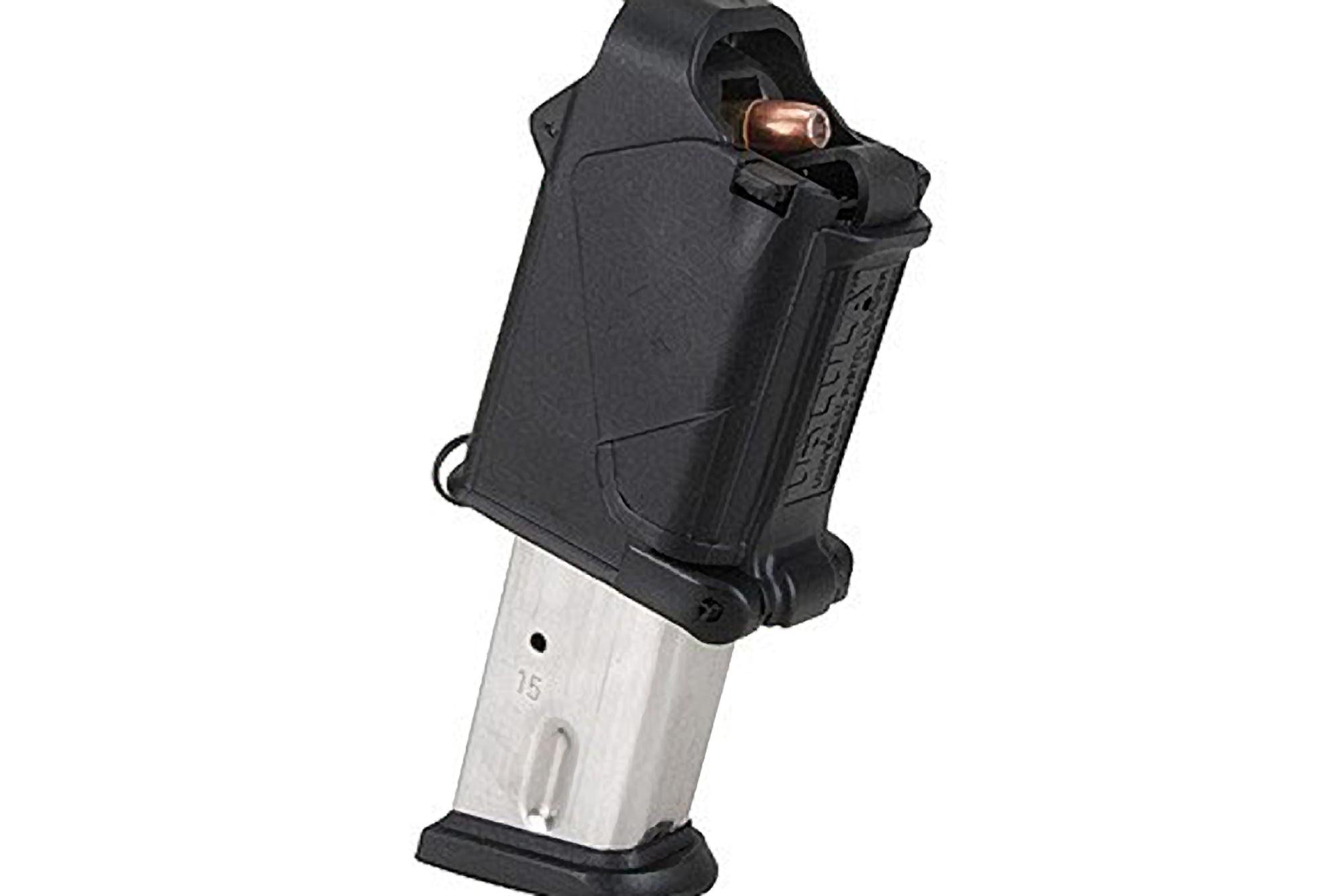 Maglula UpLULA Universal Pistol Magazine Loader 9mm-.45ACP - Black UP60B